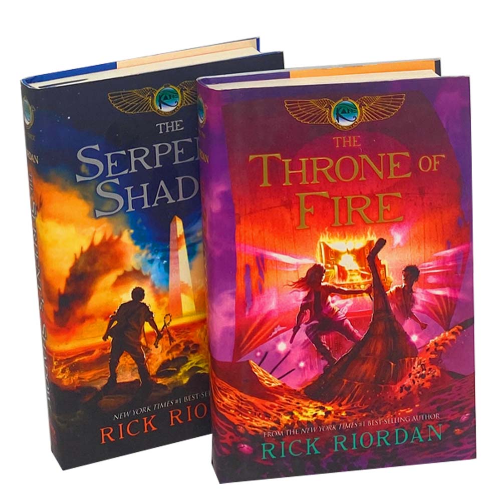 Kane Chronicles by Rick Riordan 2 Book Set for ages 12+ – Lowplex Books