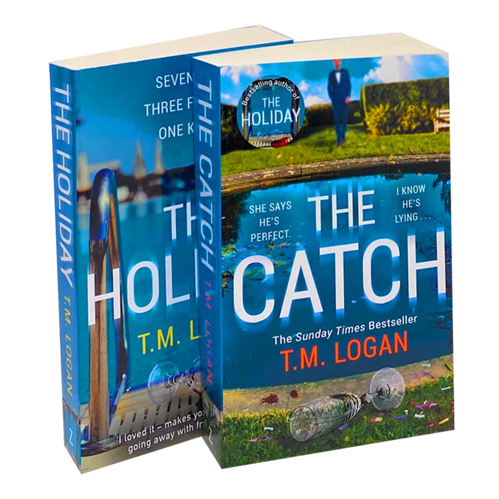 The Catch & The Holiday By T.M. Logan 2 Books Collection Set – Lowplex ...