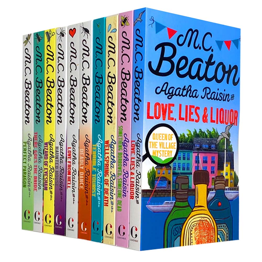 MC Beaton 10 Books Set Collection by Agatha Raisin Series 1 – Lowplex