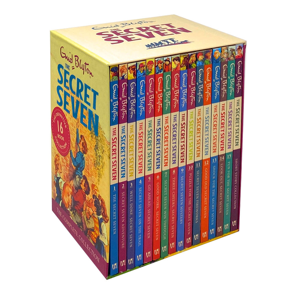 The Secret Seven Library - 16 Books Box Set by Enid Blyton – Lowplex Books