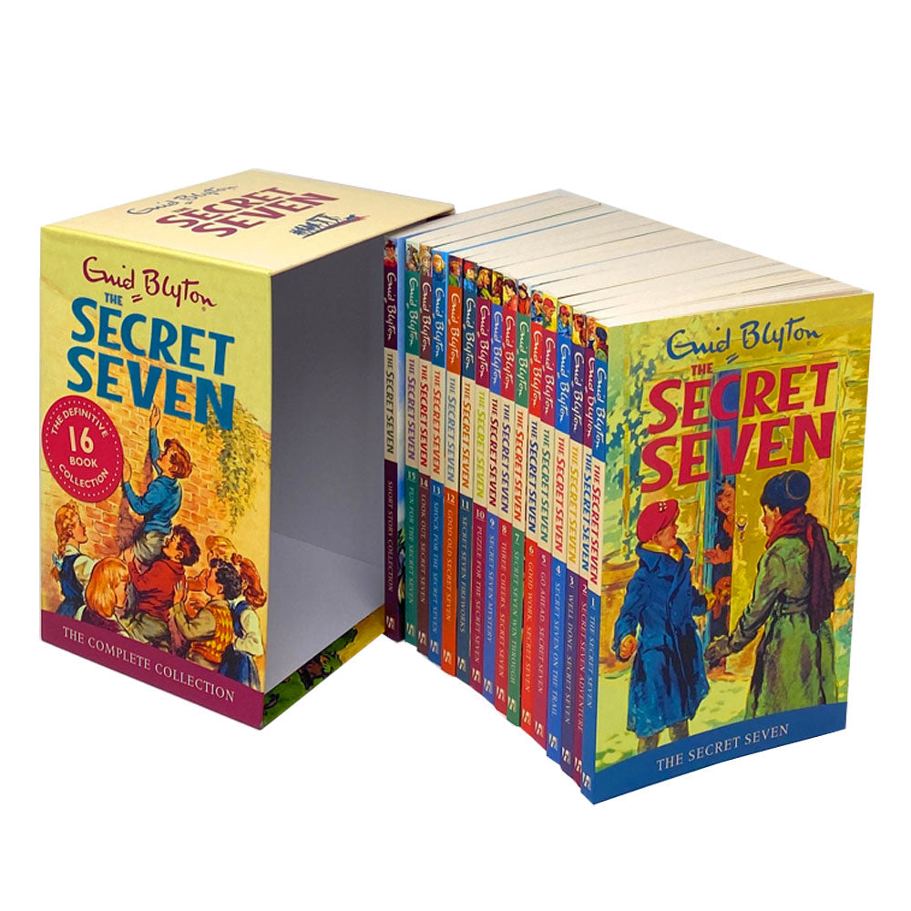The Secret Seven Library - 16 Books Box Set by Enid Blyton – Lowplex Books
