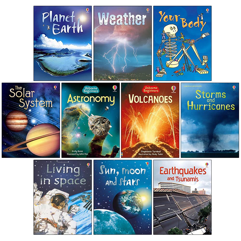 Usborne Science Collection: 10 Books on Moon, Stars, and Space ...