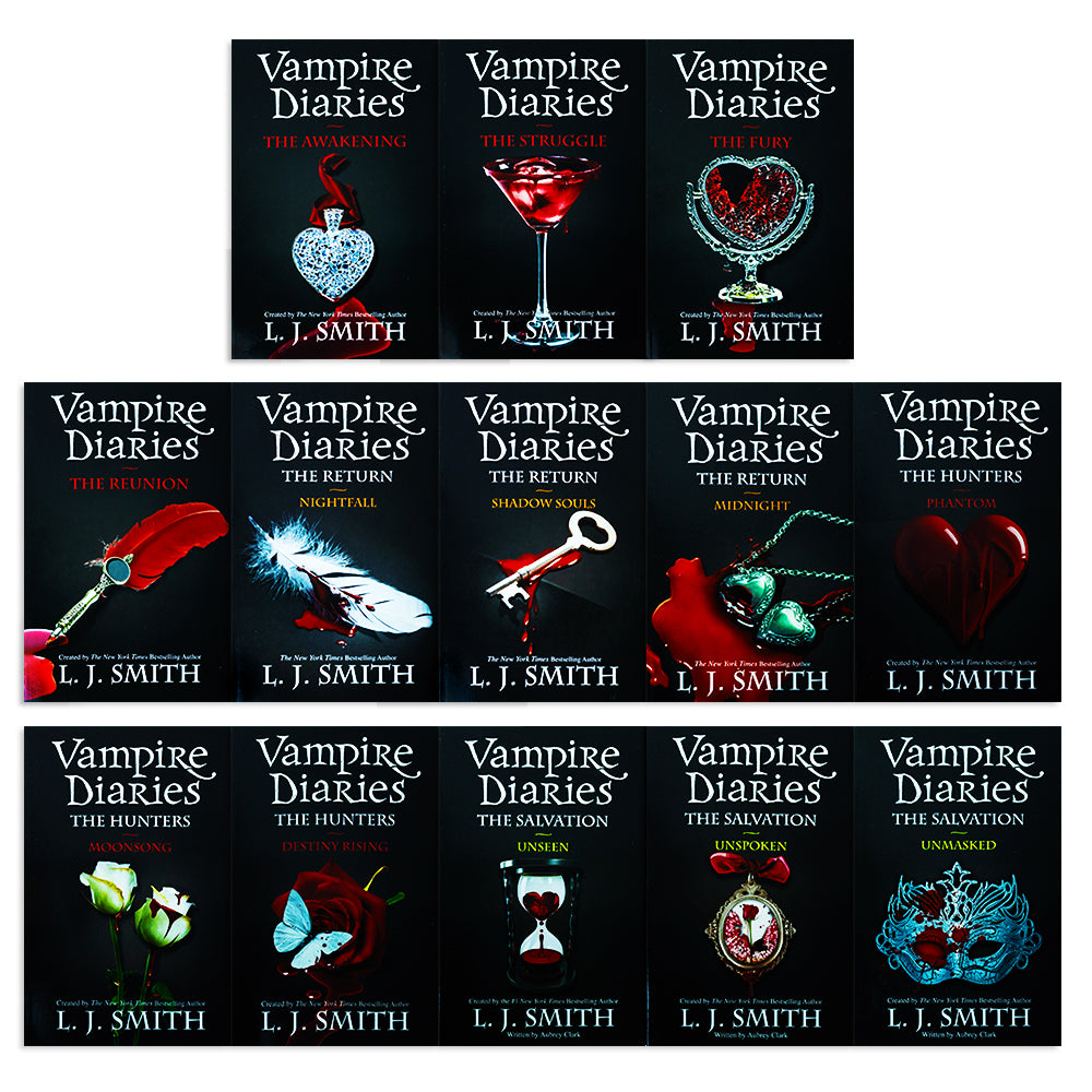 Vampire Diaries Complete Collection 13 Books Set by L. J. Smith (The A ...