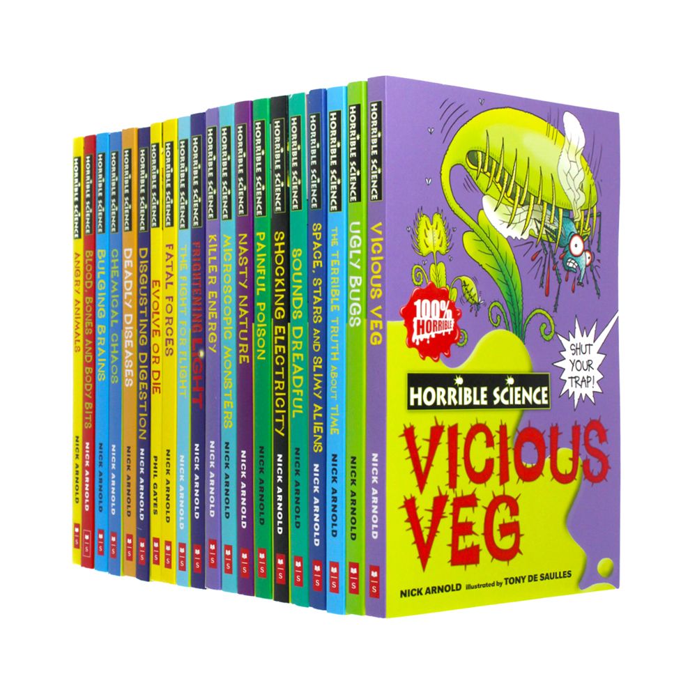 Horrible Science Bulging Box of Books Collection 20 By Nick Arnold ...