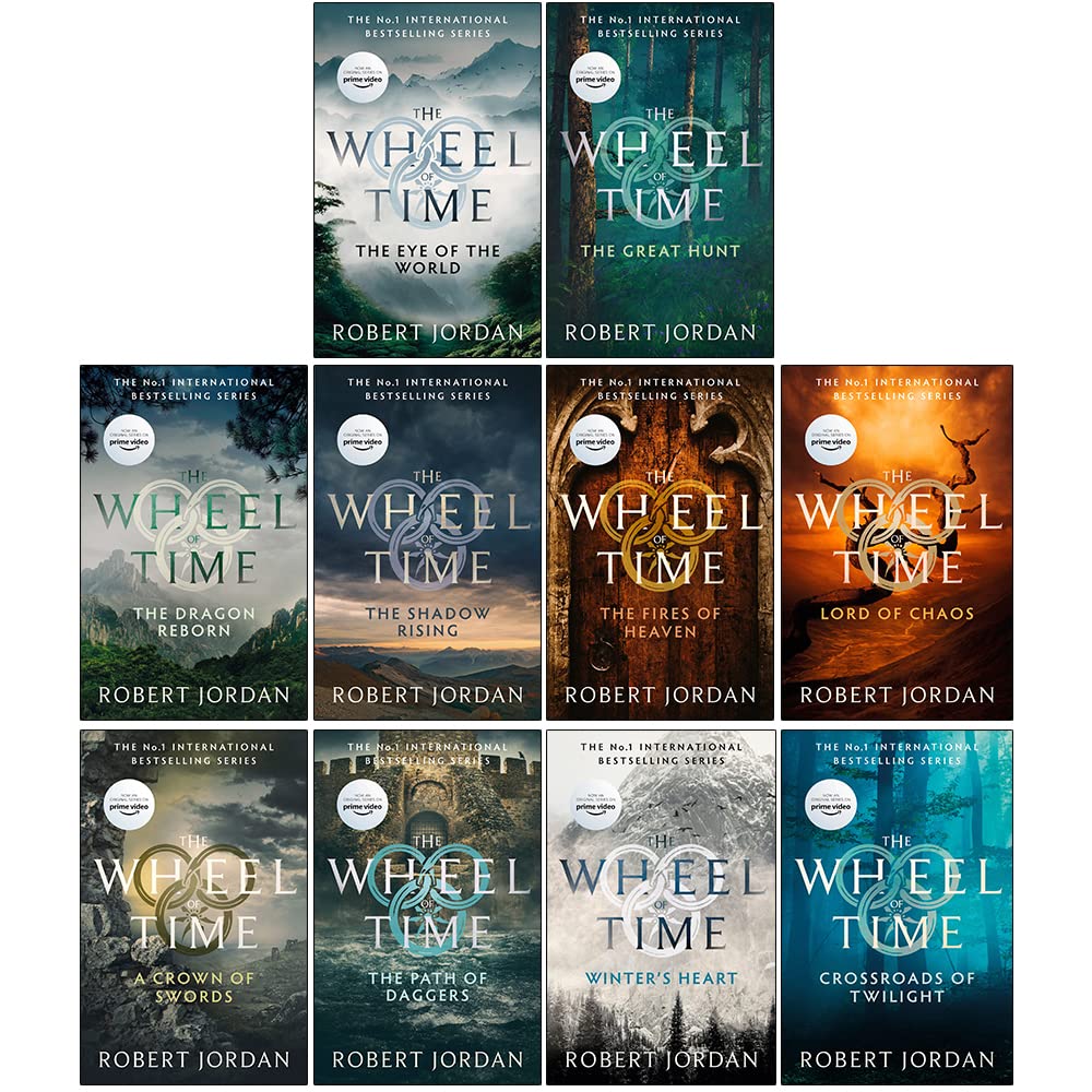 The Wheel of Time Series 10 Books Collection Set (Book 1-10) By Robert ...