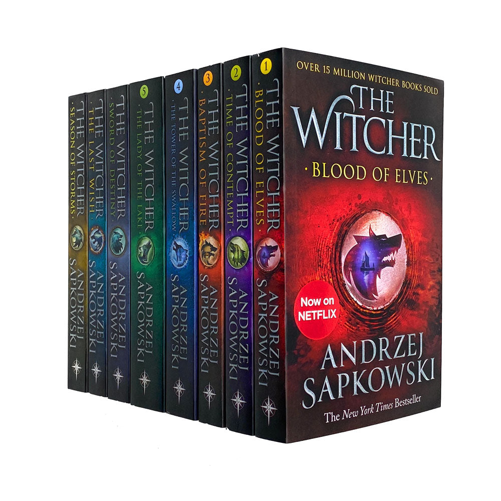Witcher Series Collection by Andrzej Sapkowski - 8 Books in Paperback ...