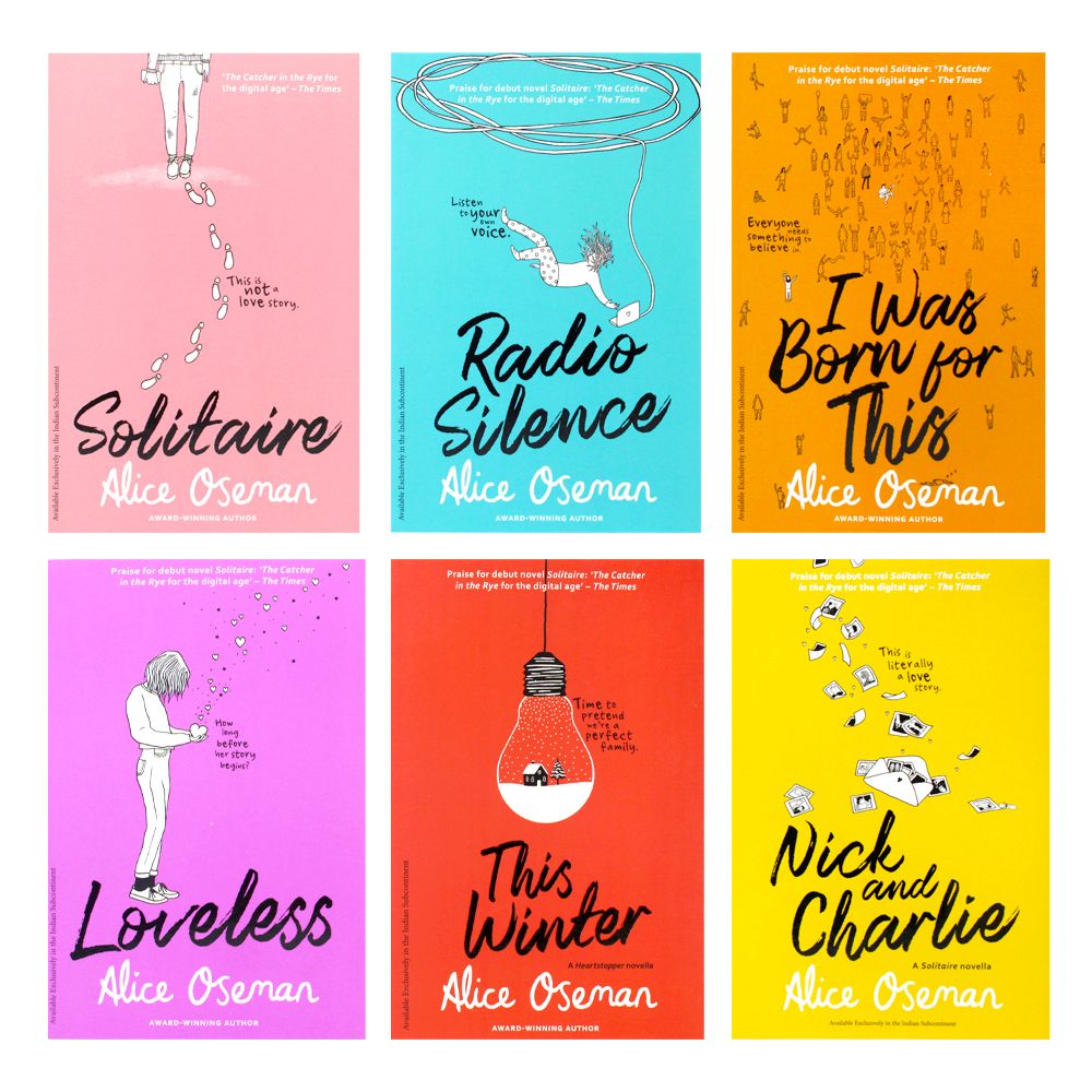 Alice Oseman Collection 6 Books Set (Solitaire, Loveless, This Winter ...