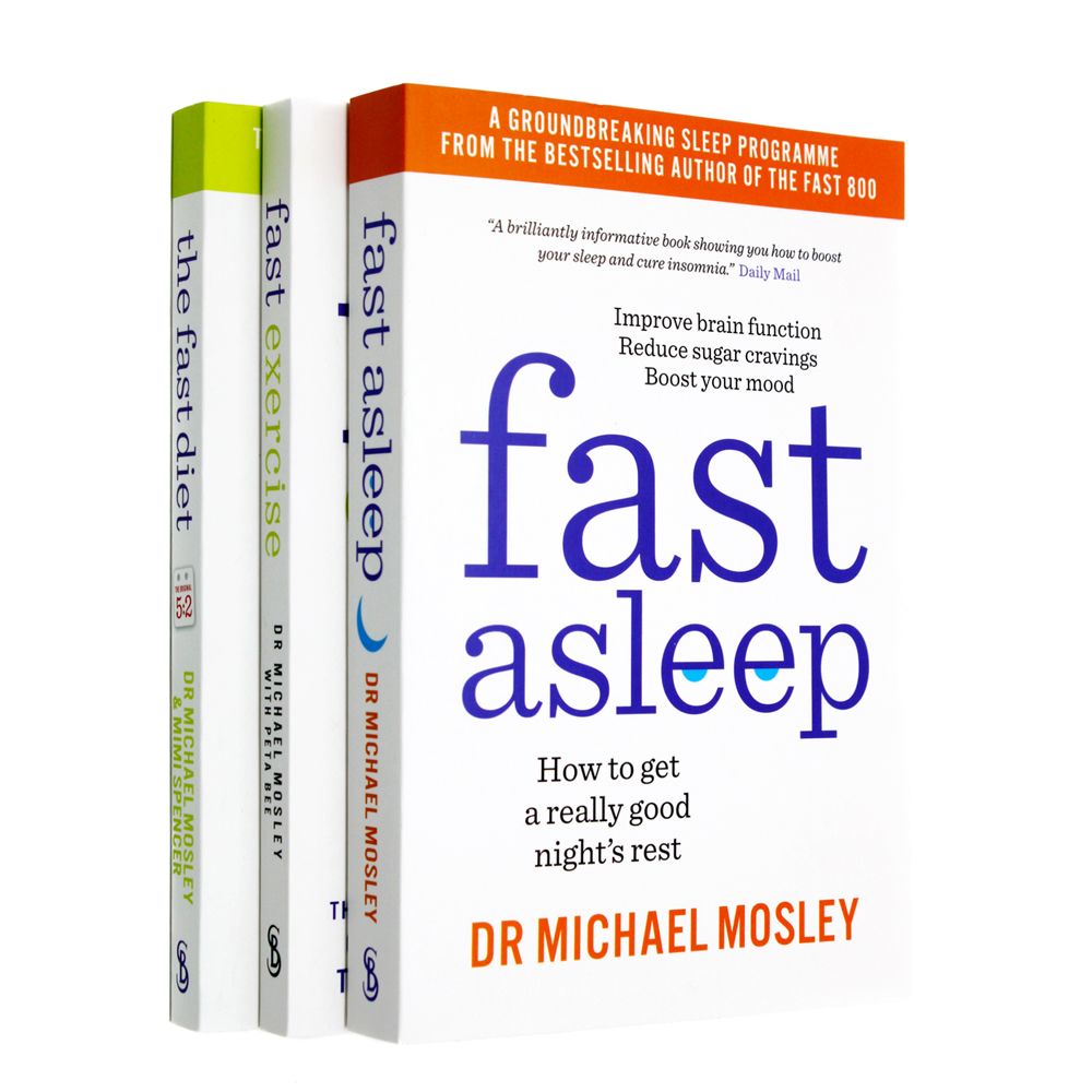 Michael Mosley 3 Books Collection Set (Fast Exercise, The Fast Diet, F ...
