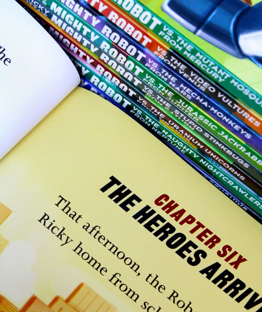Ricky Ricotta Mighty Robot Collection 9 Books Set By Dav Pilkey (Ricky ...
